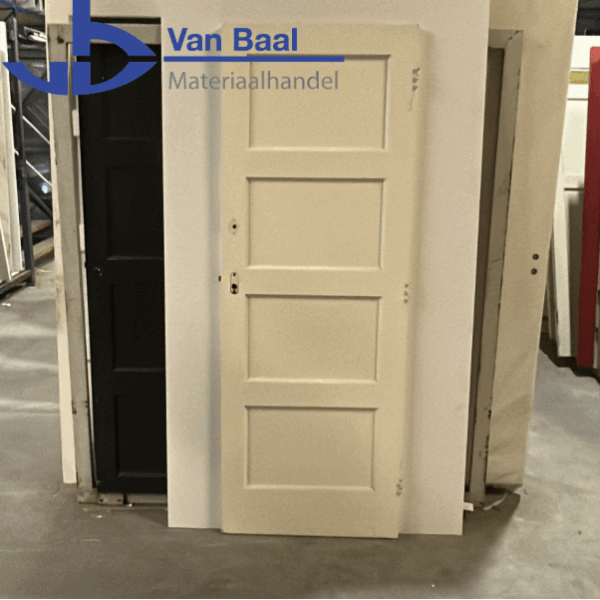 4-vlaks paneeldeur – 72 cm breed x 2015 cm hoog - Materiaalhandel